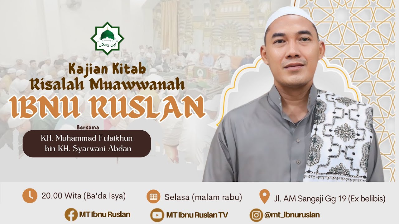 PEMBACAAN MAULID AL HABSYI RUTINAN MALAM RABU | MT IBNU RUSLAN | 10 JUNI 2025 - YouTube