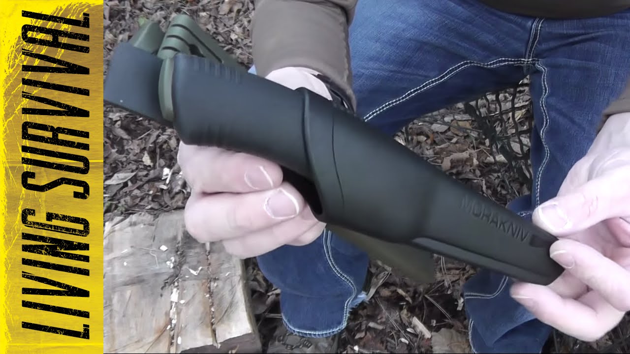 Mora Bushcraft Black Knife Review - YouTube