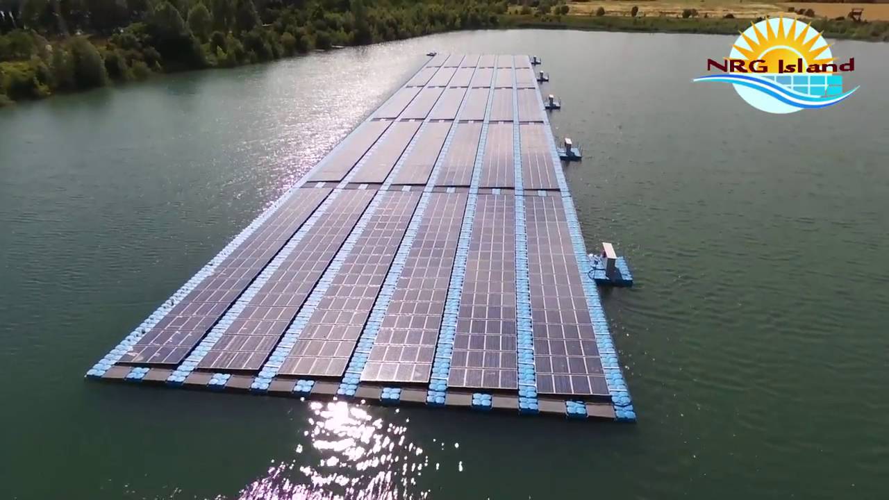 NRG ISLAND Floating Photovoltaic System - YouTube