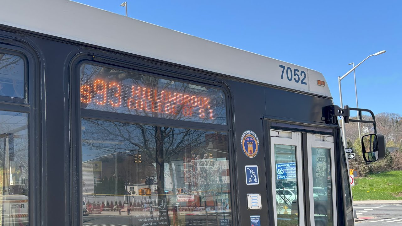 NYCT Bus: On-Board 2011 Orion VII "EPA10" #7052 on the S93-LTD Bus to ...