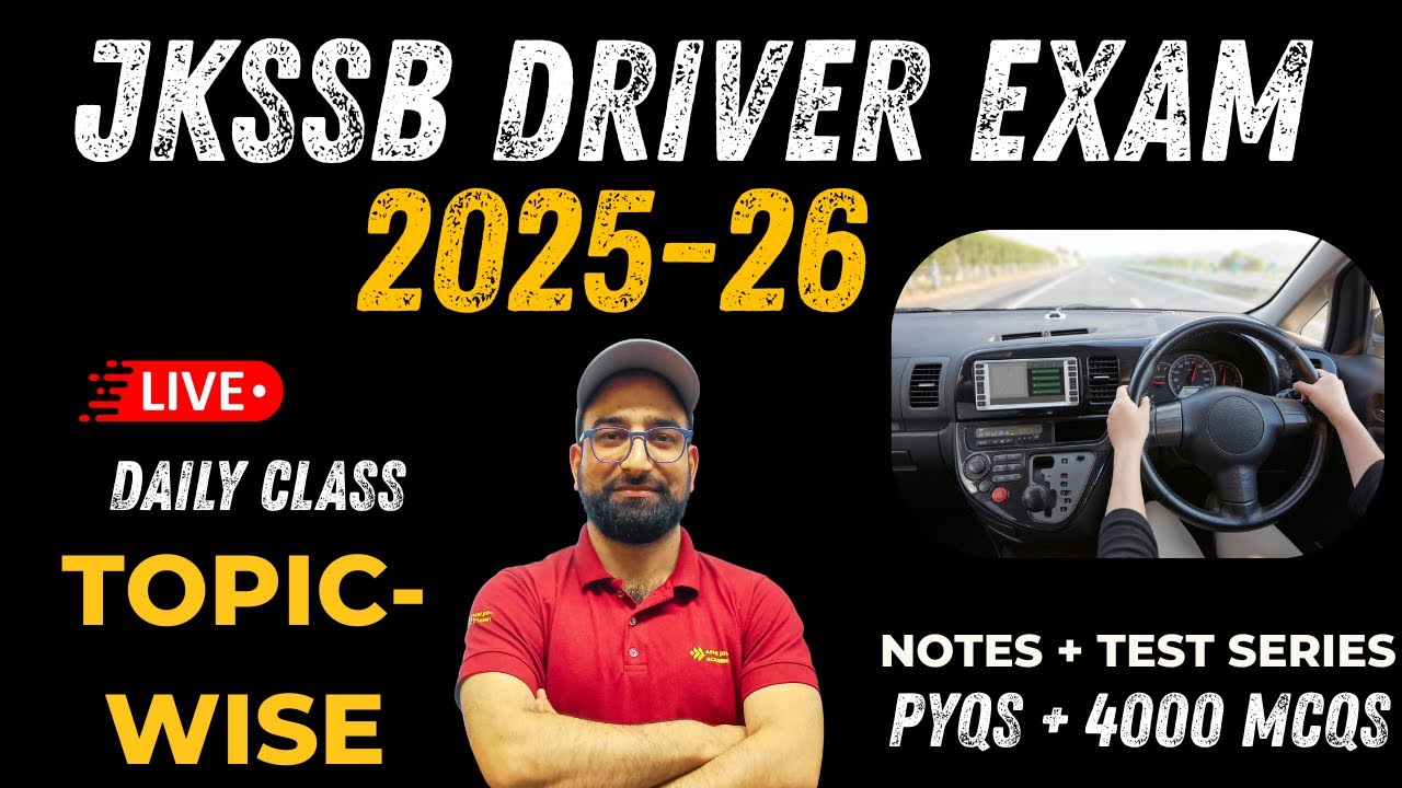 JKSSB DRIVER BATCH -- PAID BATCH DEMO CLASS -1|| JOIN FRESH BATCH ...