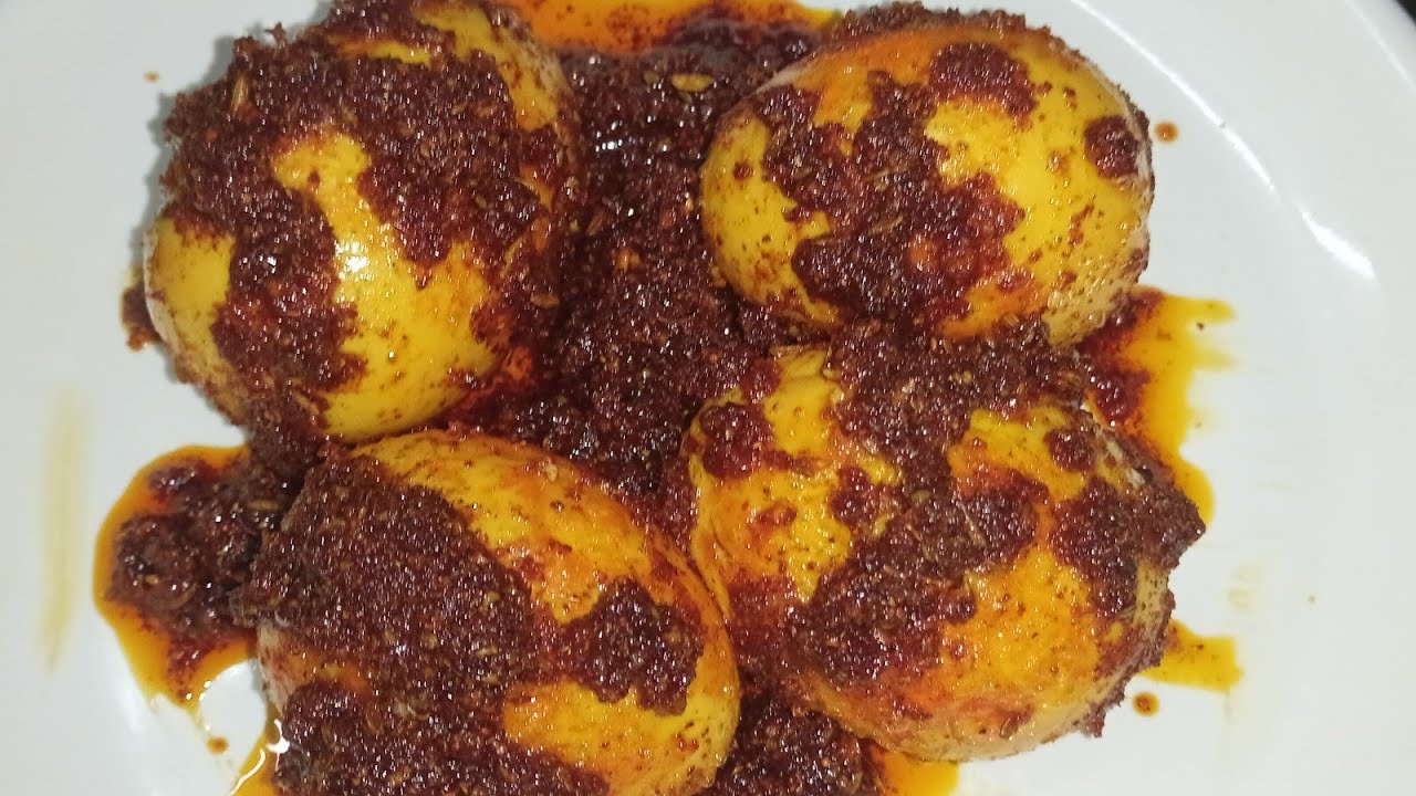 kodi guddu vellulli karam/spicy egg karam/vellulli karam/egg recipes ...
