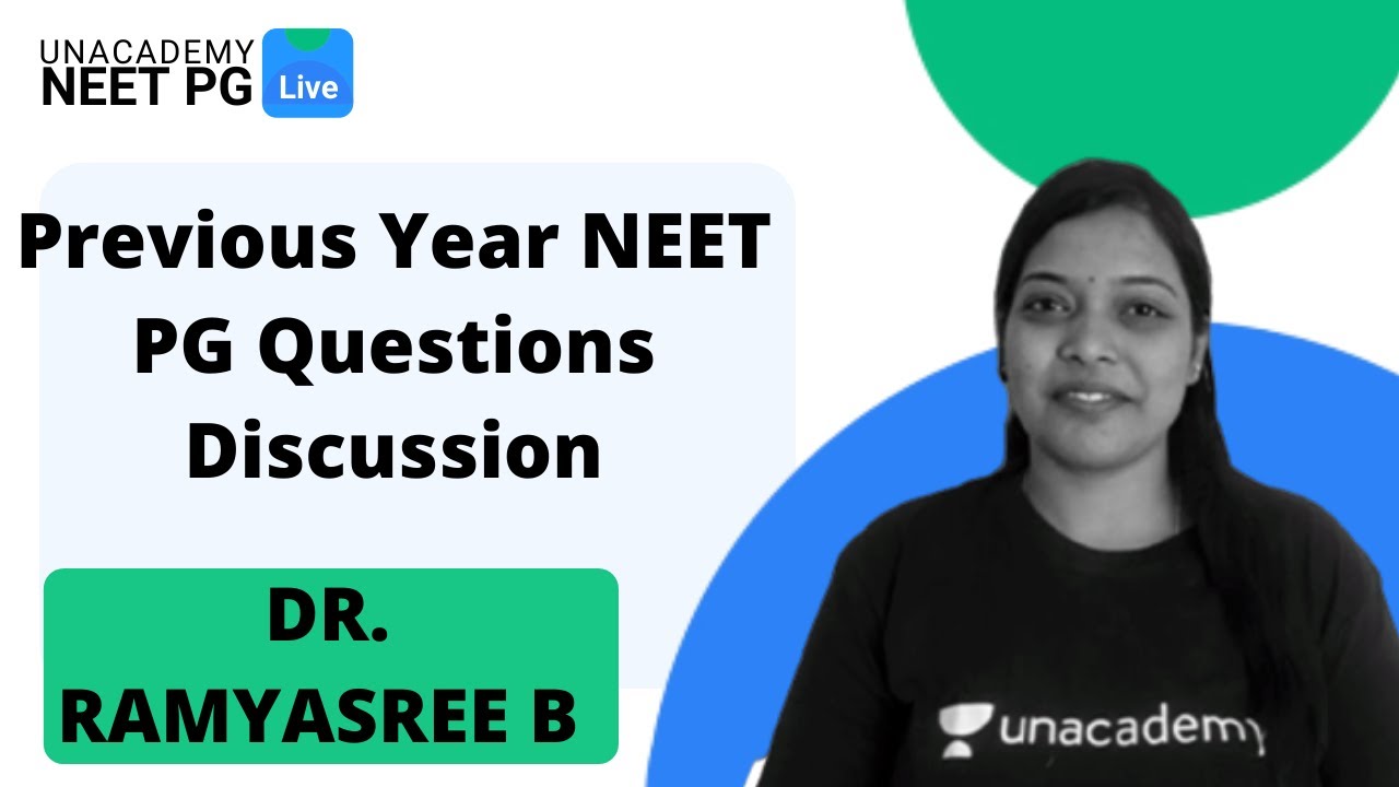 NEET PG | OBG | Previous year NEET Paper Discussion by Dr. Ramyasree - YouTube