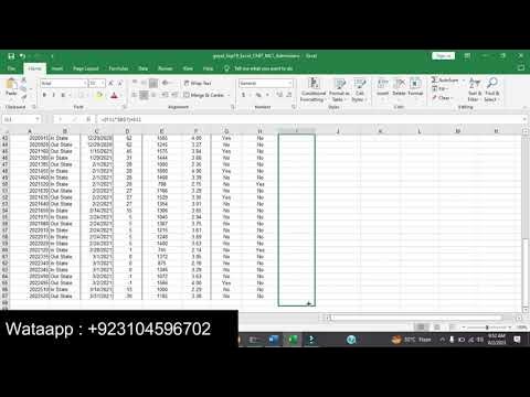 Exp19_Excel_Ch07_ML1_Admissions | Excel Chapter 7 Mid-Level 1 - Admissions | Excel Chapter 7 ...