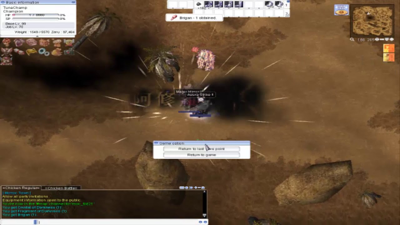 Ragnarok Online 2020 - Farming on Morroc Sograt Desert 21 / Champ 99/70 ...