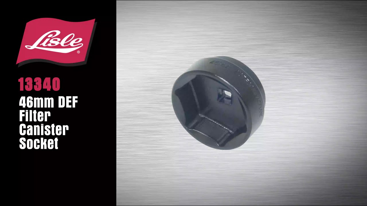 Lisle 13340 46mm DEF Filter Canister Socket - YouTube