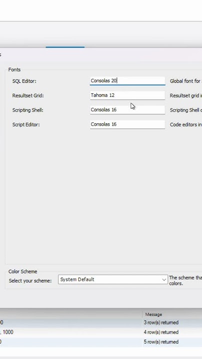 How to Change Font Size in MySQL Workbench #mysql_workbench - YouTube