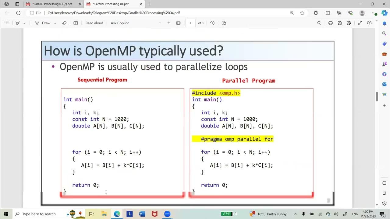 Parallel Processing - Lec 4 - YouTube