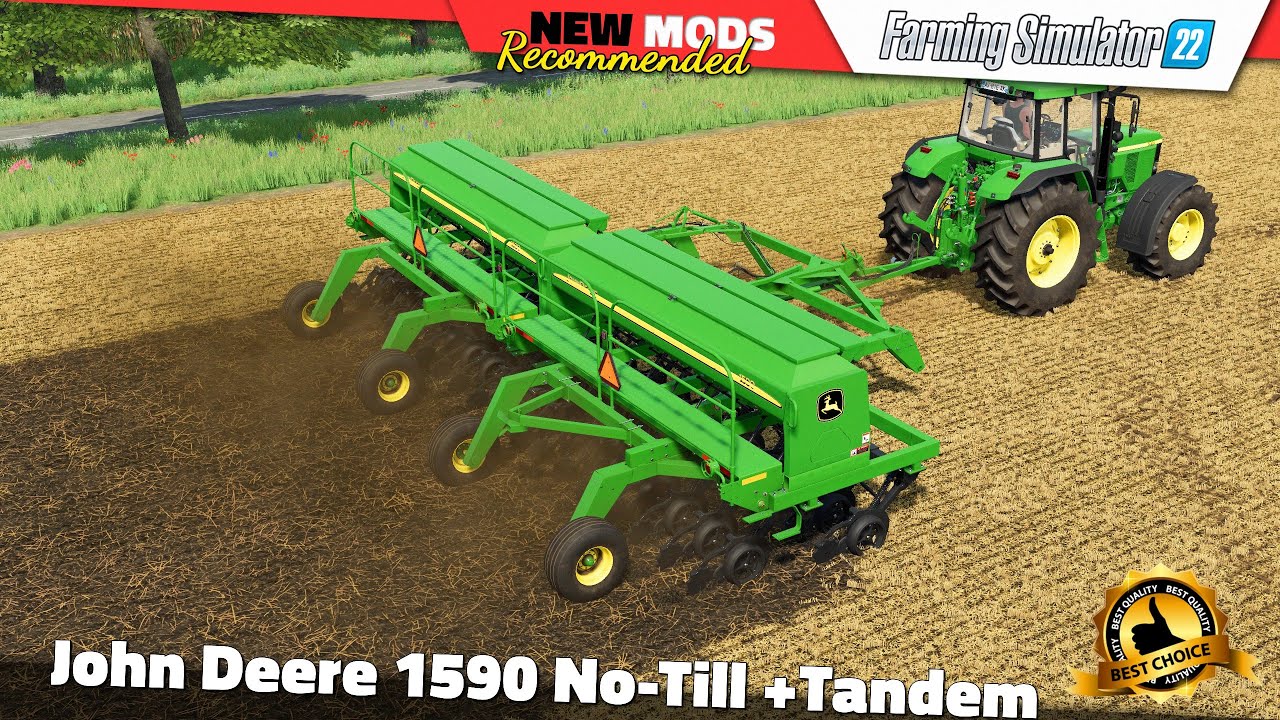 FS22 | John Deere 1590 No-Till Drill And Tandem - Farming Simulator 22 ...