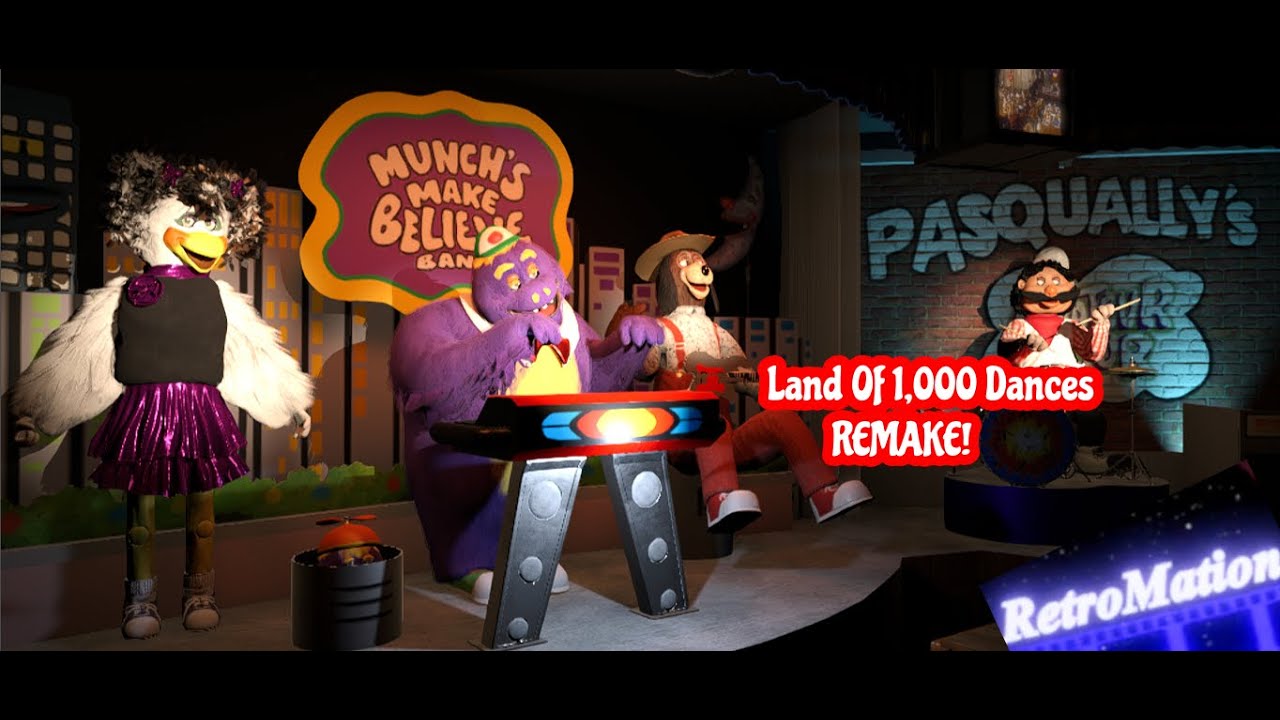 Chuck E. Cheese Land Of 1,000 Dances (RetroMation) Remake - YouTube