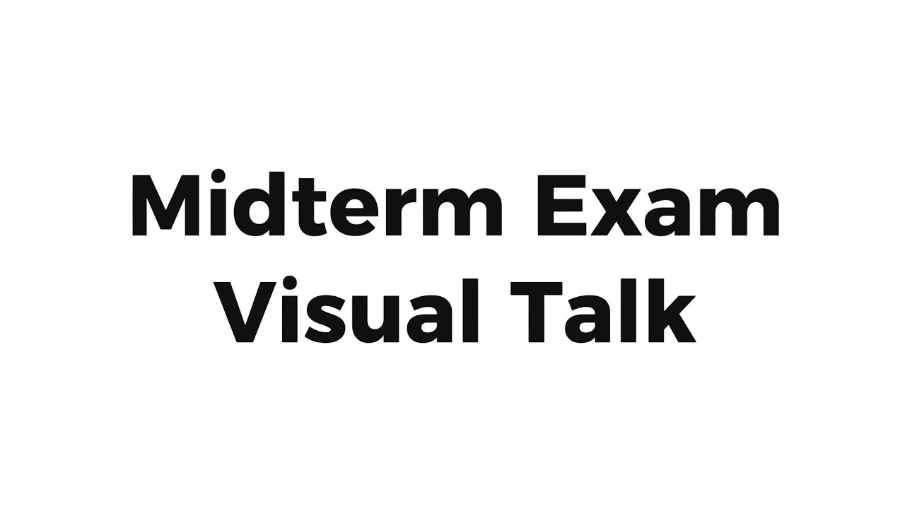 Midterm Exam's Visual Talk – Podcast: Education During the Pandemic ...