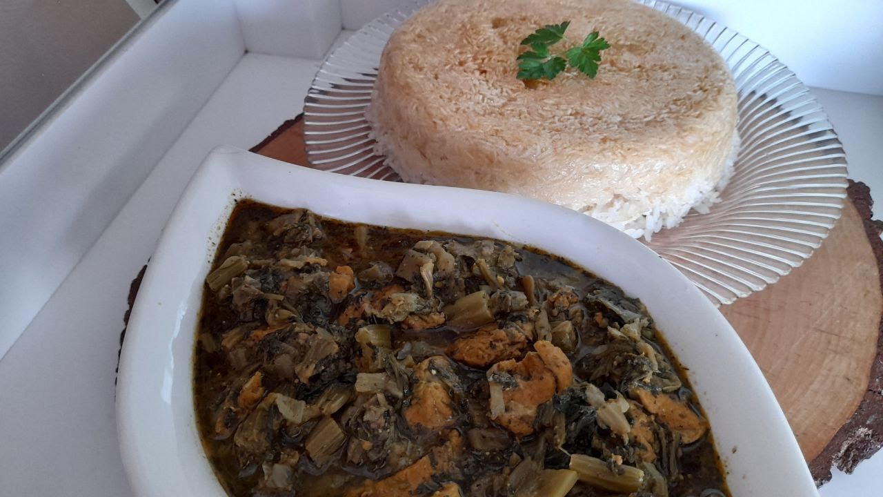 How to make Vegan Khoresh Karafs | Persian Celery stew without meat ...