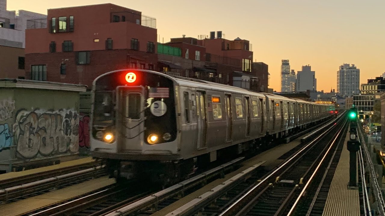 2017 Bombardier R179 Z Skip-Stop Express Train & 2010 R160A Alstom M ...