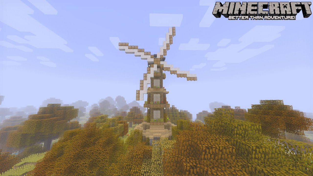 Minecraft Beta Modded - 6 [Windmill Finished! & Farming] - YouTube