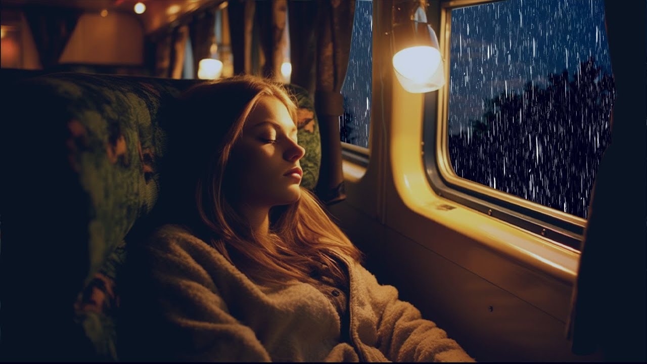 Sleep Well, Relax With The Sound of Rain By the Train Window | Sleep On ...