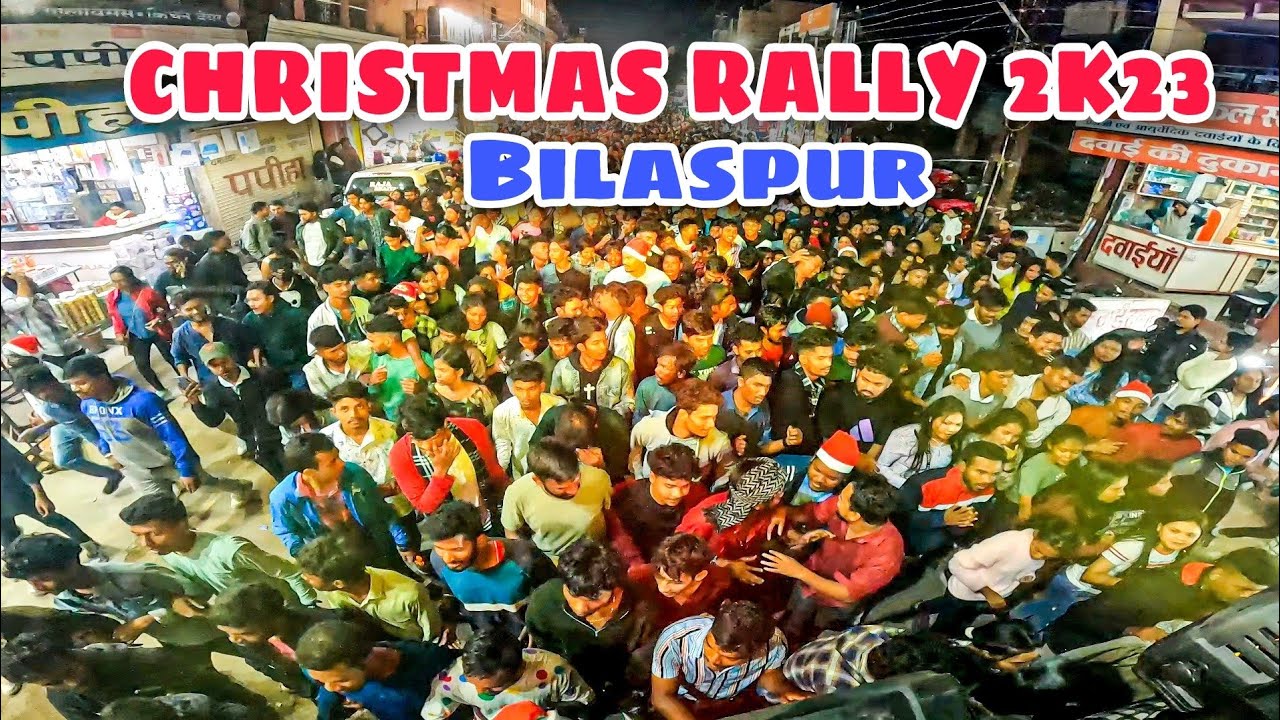 Christmas Rally 2k23 Bilaspur // Chhattisgarh 🎄🎅 || @AONE27 - YouTube