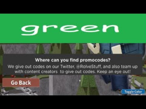 Green team code (roblox arsenal) - YouTube