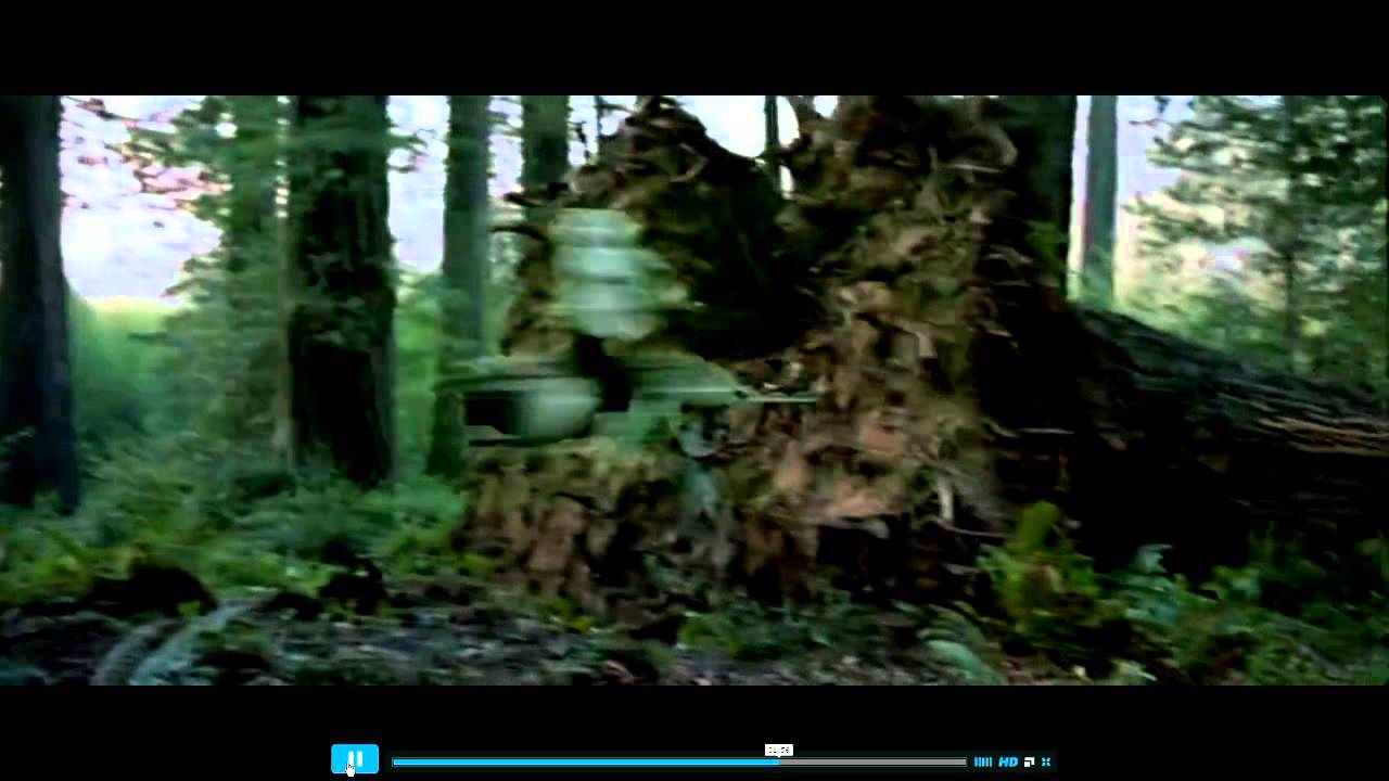 Star Wars speeder bike crash - YouTube