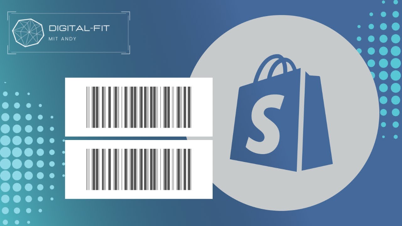 Shopify Barcode Etiketten drucken - Schritt für Schritt Anleitung - YouTube