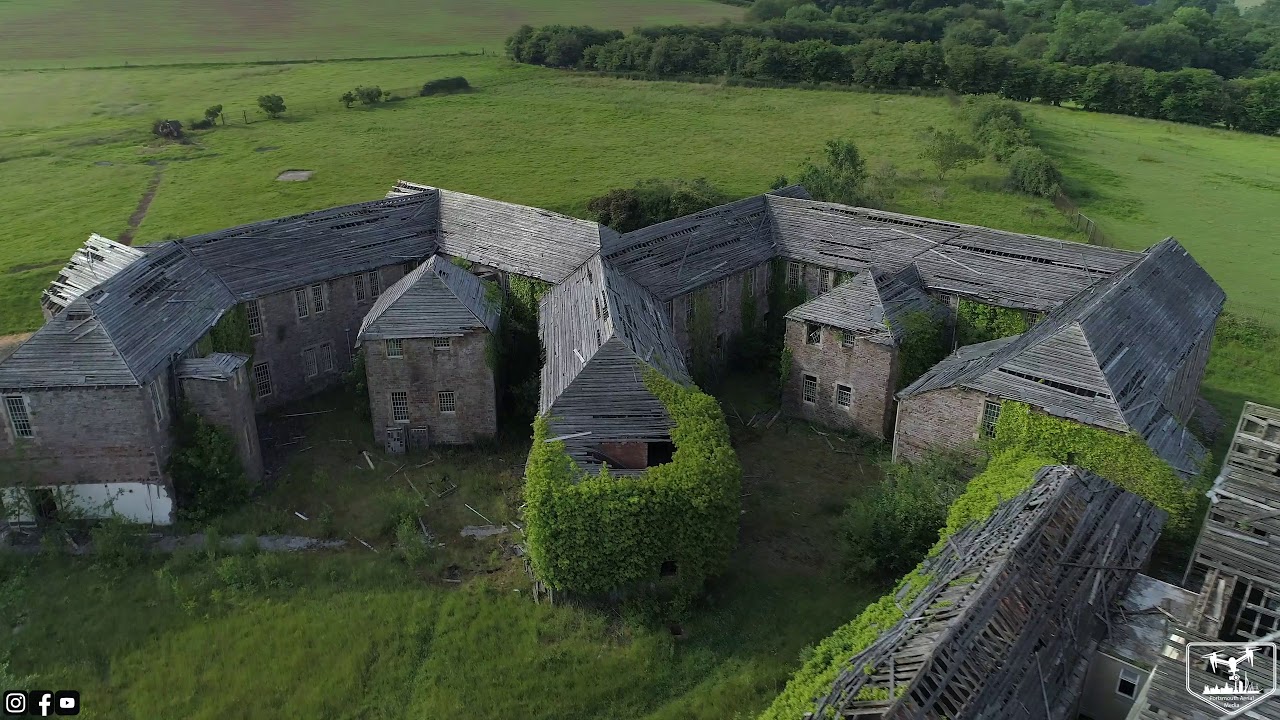 Talgarth Mental Asylum By Drone 4K - YouTube