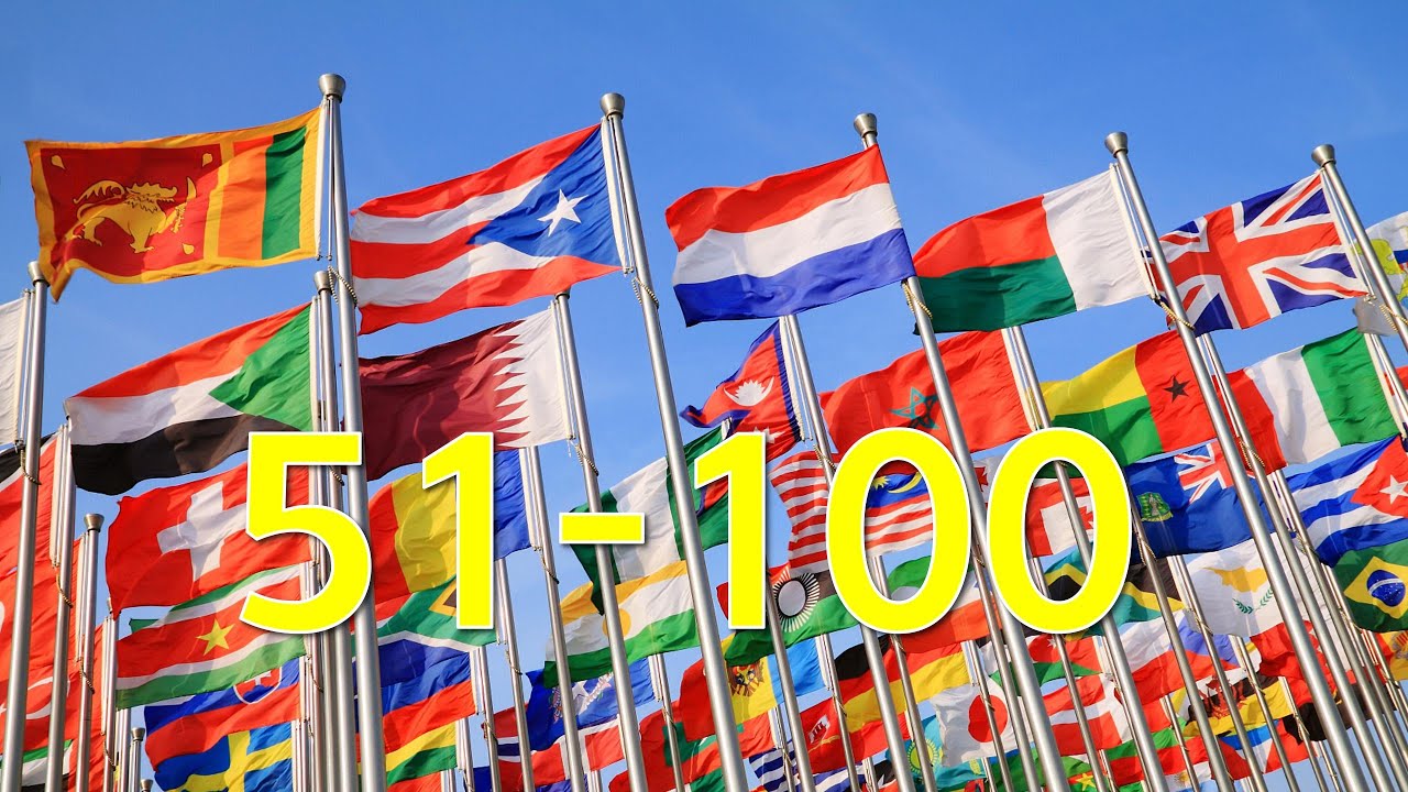 Guess ALL The 254 Flags In The World THE ULTIMATE FLAG QUIZ PART 51 100 ...