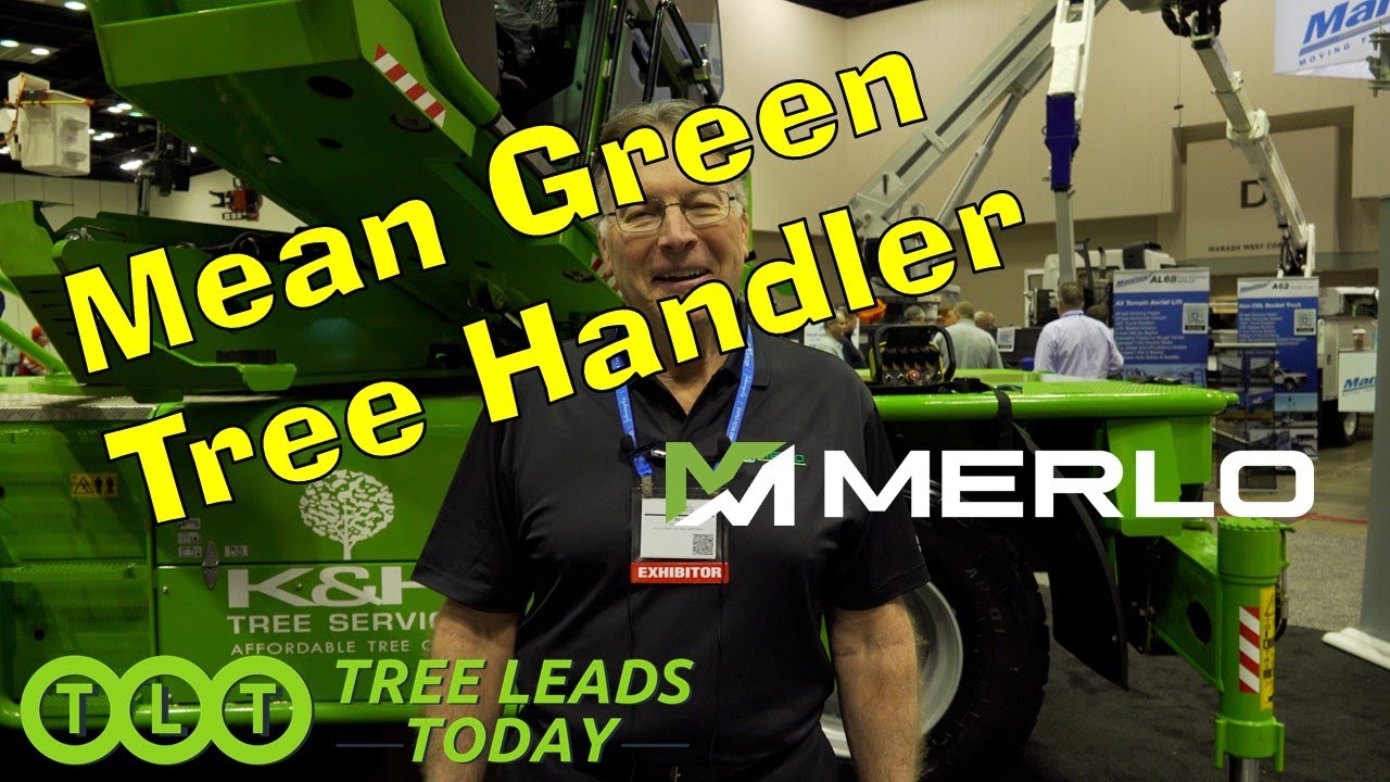 Merlo Mean Green Tree Handler - YouTube