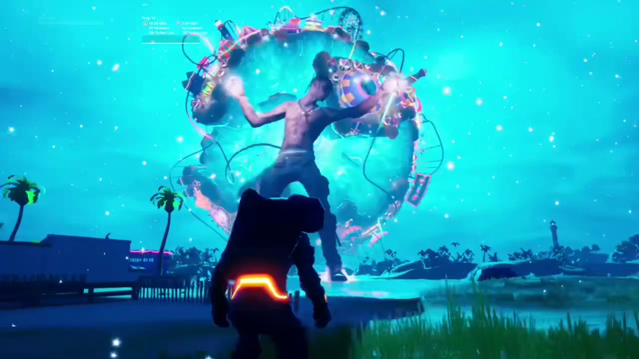Fortnite First Travis Scott Event - YouTube