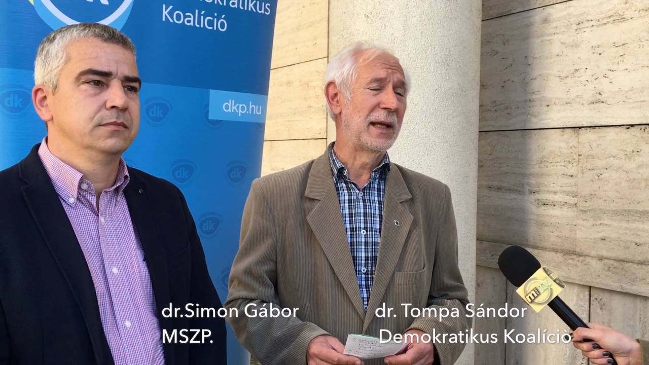 dr. Tompa Sándor és dr. Simon Gábor sajtòtájékoztatò 2016.09.30 - YouTube