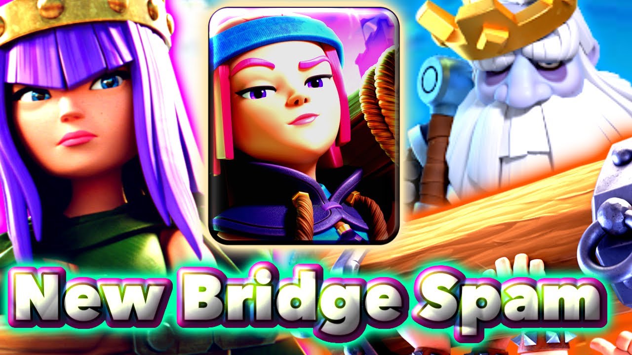 Go Top1 with New Bridge Spam deck with evolution firecracker😘-Clash ...