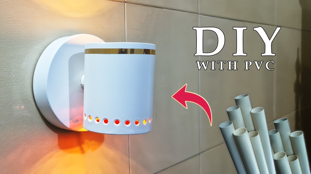 How to Make Modern LED Wall Light | Stylish Home Decoration Light | DIY ...