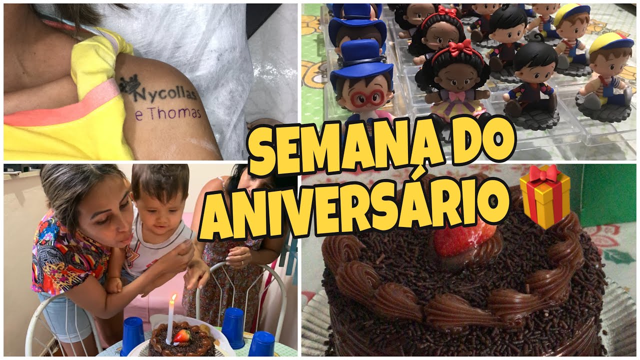 VLOG: FIZ TATUAGEM, VAMOS FAZER CURSO, NIVER DO THOMAS E MAIS... - YouTube