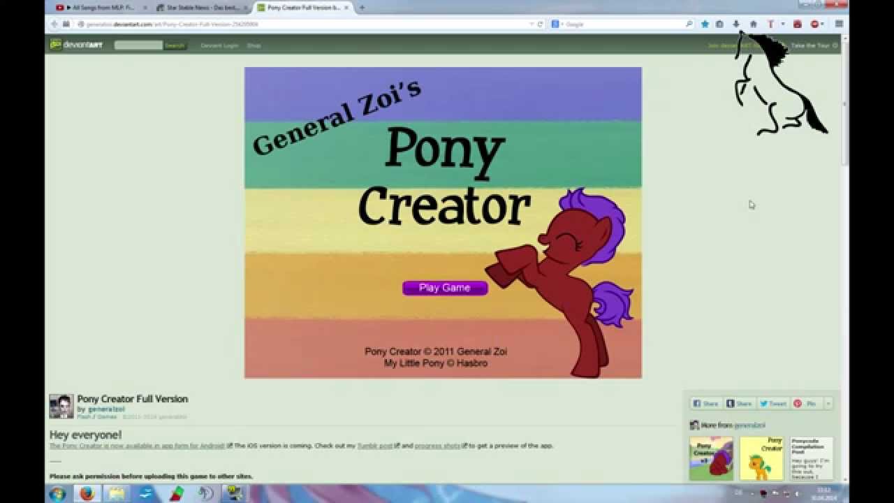 My little Pony Creator Teil 1 - YouTube