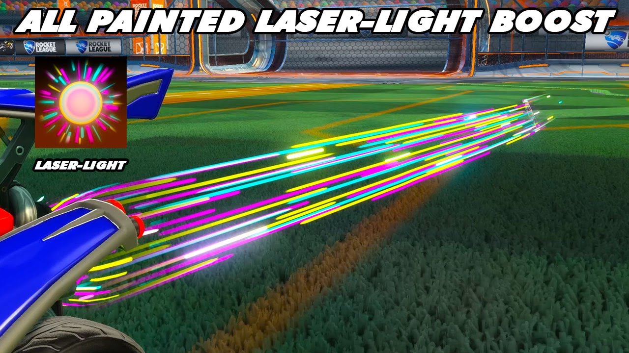 Showcasing All *NEW* Painted Rocket Pass 11 Boost "LASER-LIGHT ...