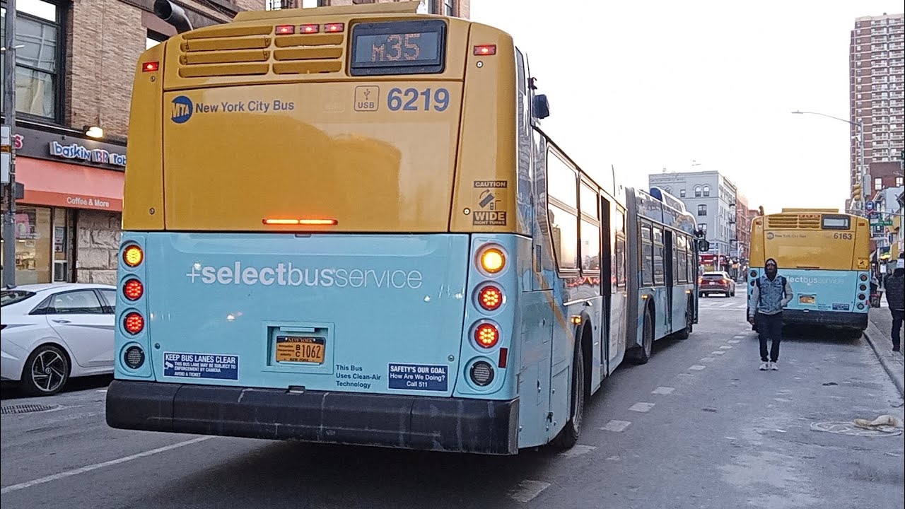 M35 Bus Ride From Harlem Lexington 125th street to Randall's Island ...