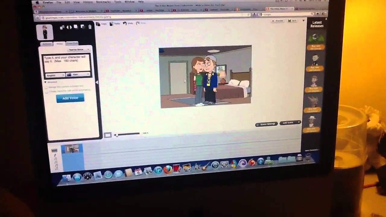 How To Make The Goanimate Comedy World Characters Kiss Each Other Youtube