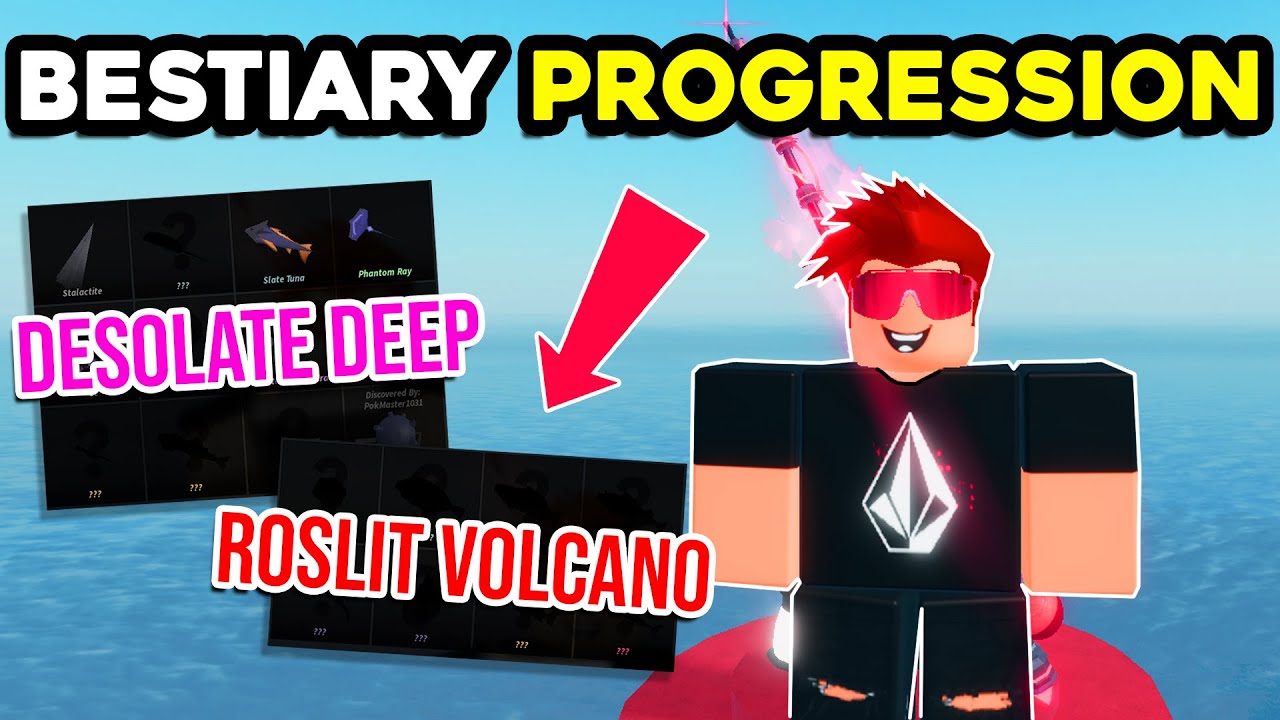 Completing BESTIARY ENTRIES + GIVEAWAYS! Roblox Fisch - YouTube
