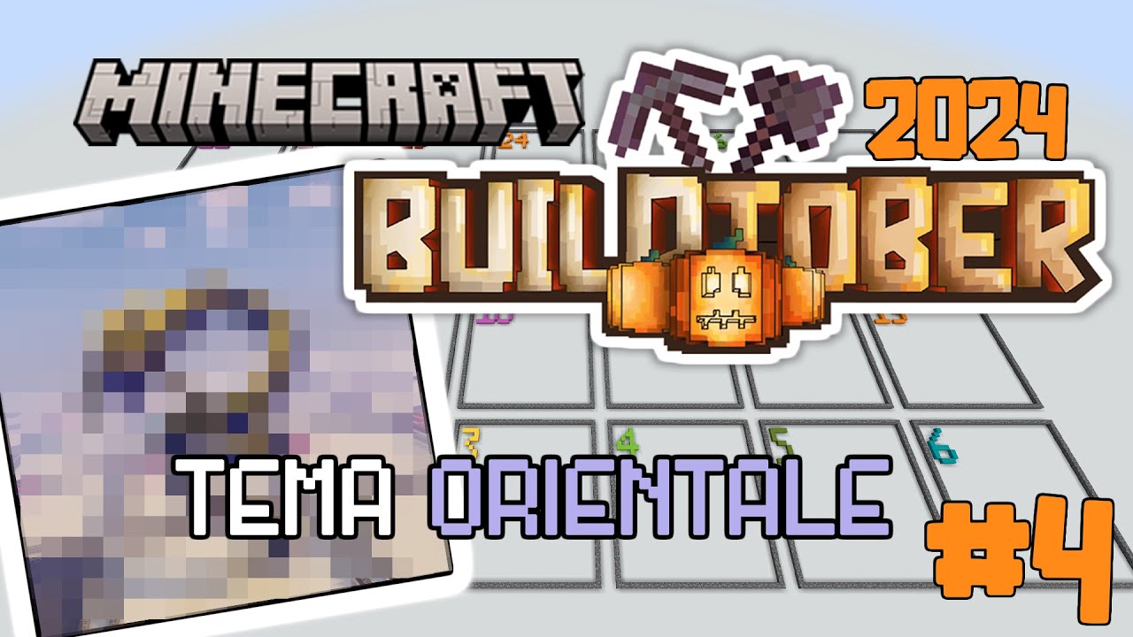 MINECRAFT ITA BUILD-TOBER 2024 - Tema: Orientale - Ep 4 - YouTube