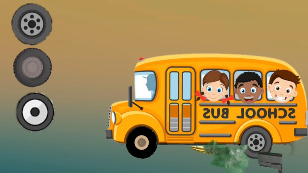 MENEBAK GAMBAR RODA BIS SEKOLAH (SCHOOL BUS) TELOLET DENGAN BENAR ...