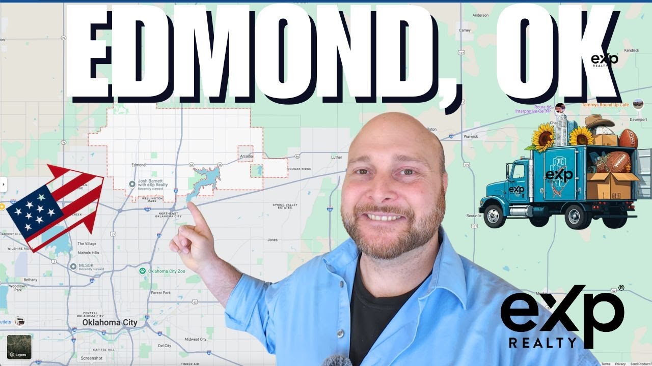 Where to Live in Oklahoma | Map Tour of Edmond, Oklahoma | Moving to ...