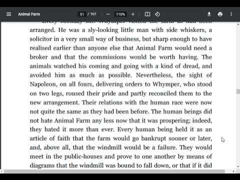Ch 6 Animal Farm Text & Audio - YouTube