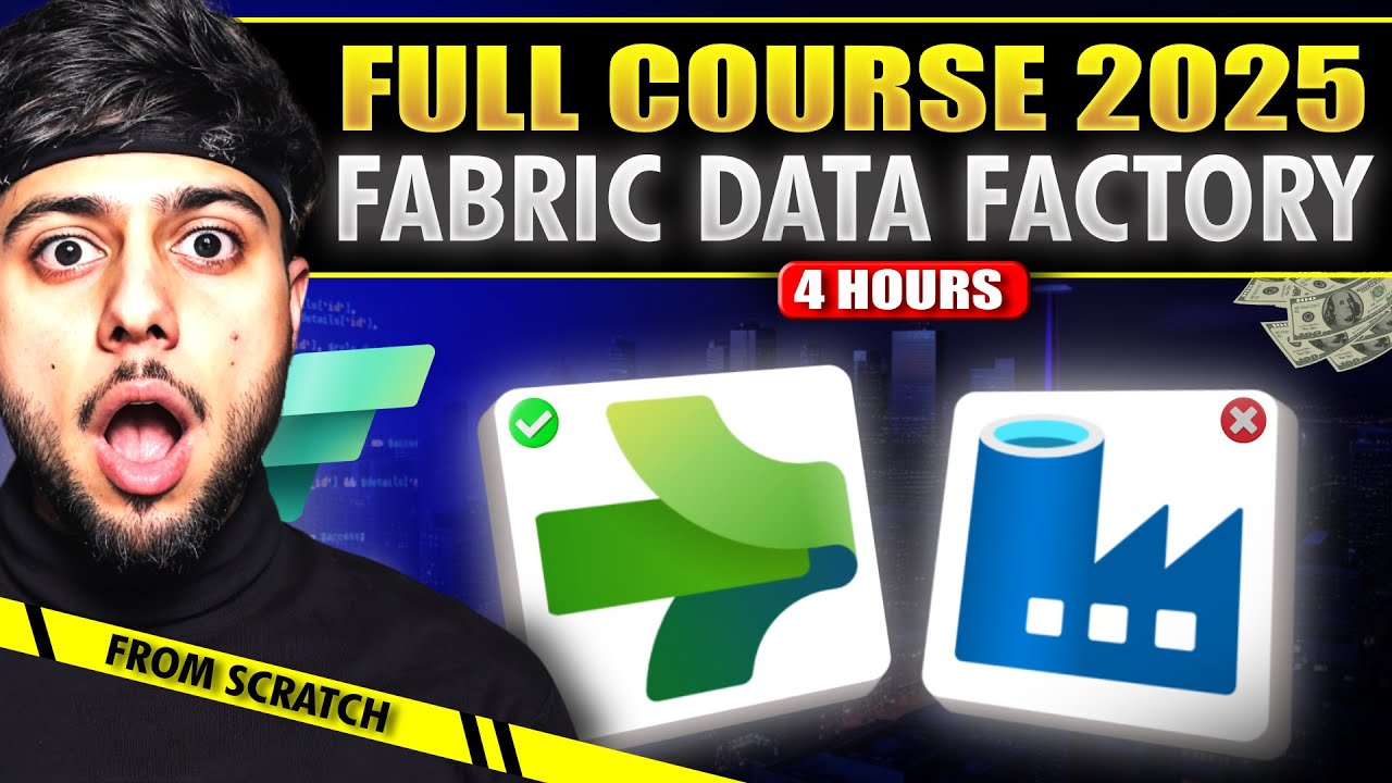 Learn MICROSOFT FABRIC DATA FACTORY (Before It's TOO LATE) | [Step-by ...