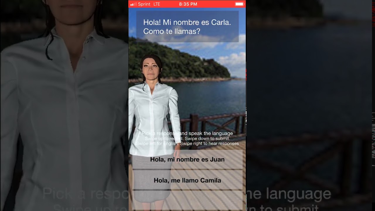 AR Language Learning Game - YouTube