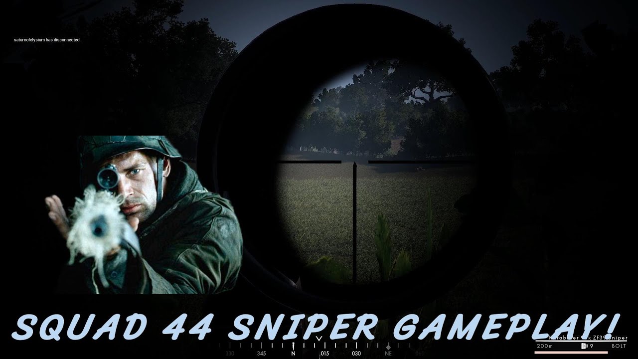 The GOAT Sniper in Squad 44. - YouTube