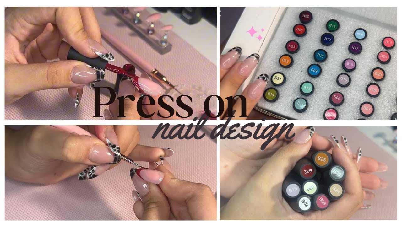 Create a Press-On Nail Design with Me! | Step-by-Step Tutorial - YouTube