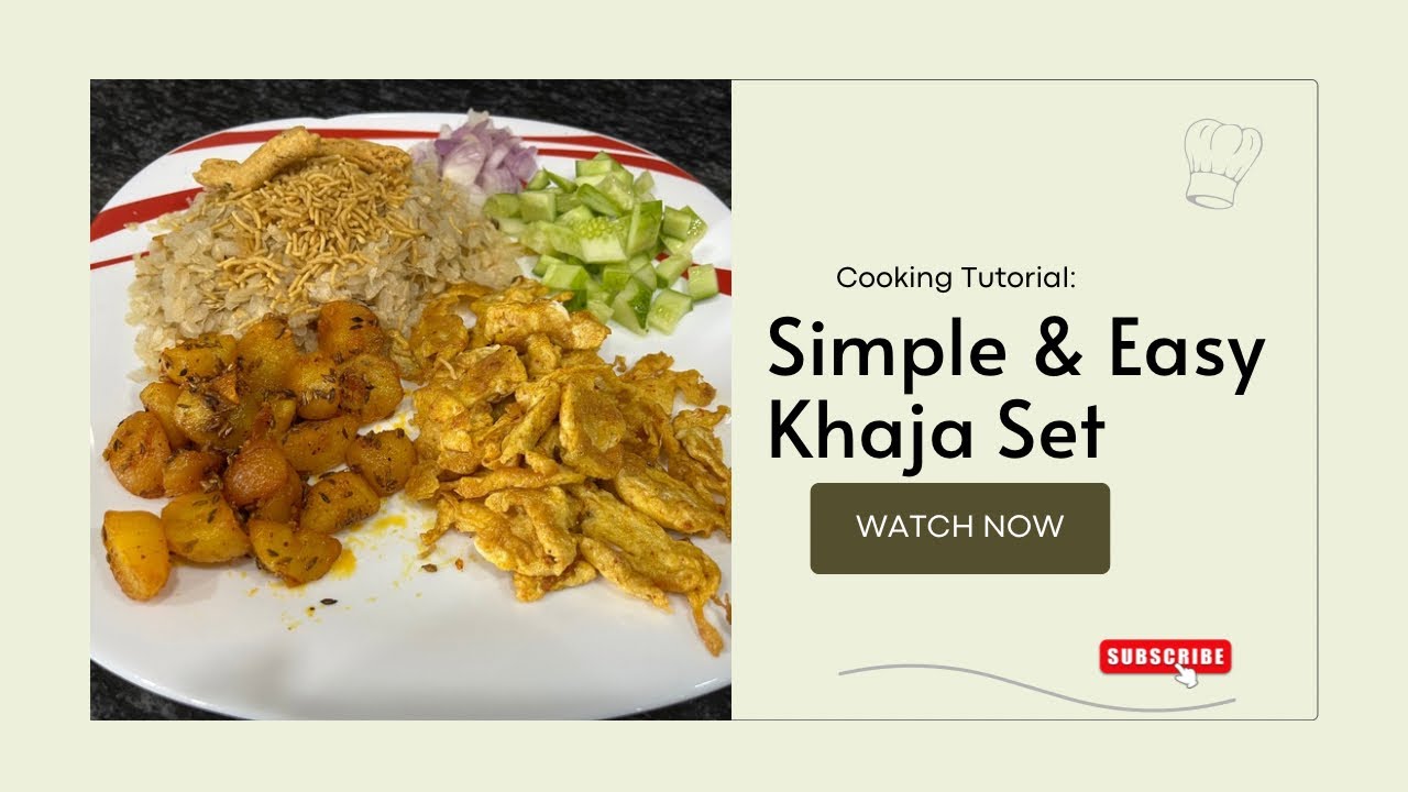 Simple & Easy Khaja Set || Homemade Recipe - YouTube