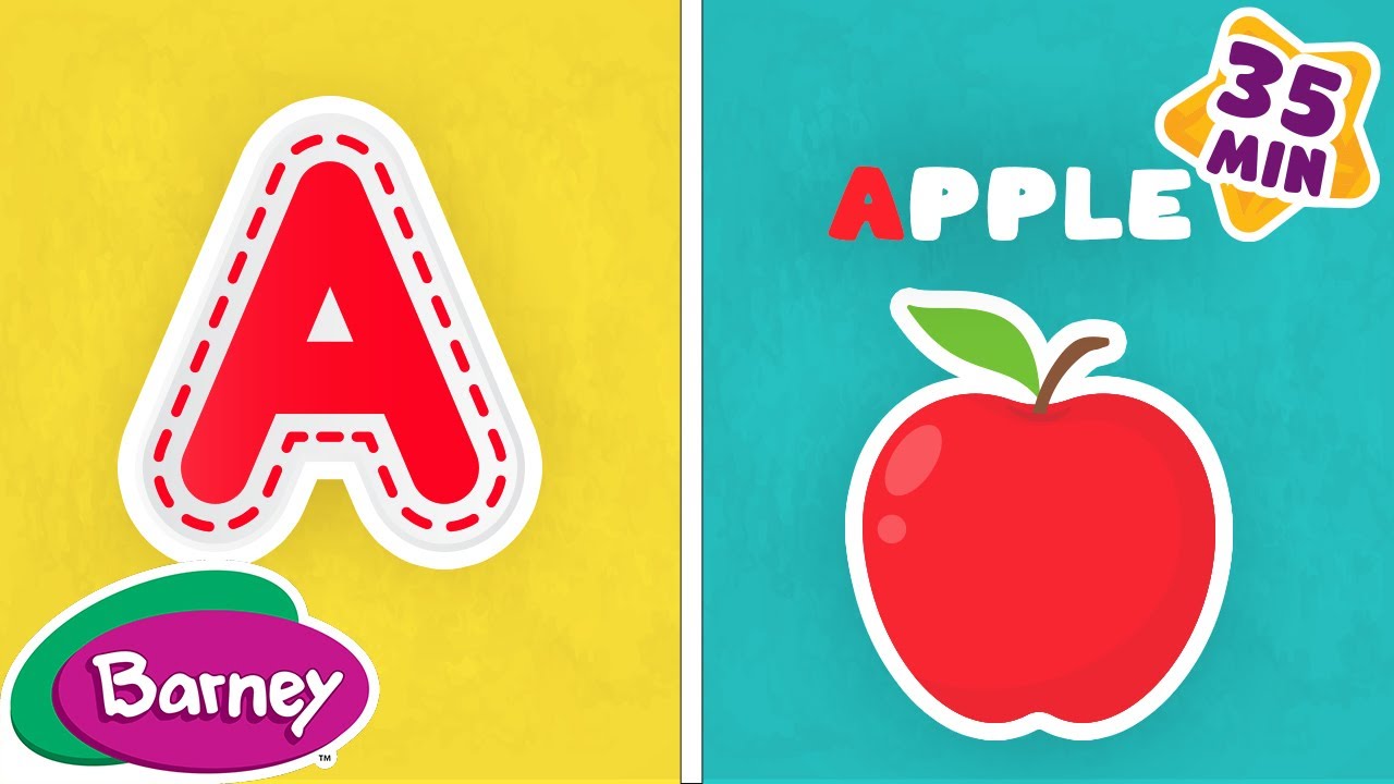 ABC Phonics Fun with Barney | Phonics Song for Children | Barney the ...