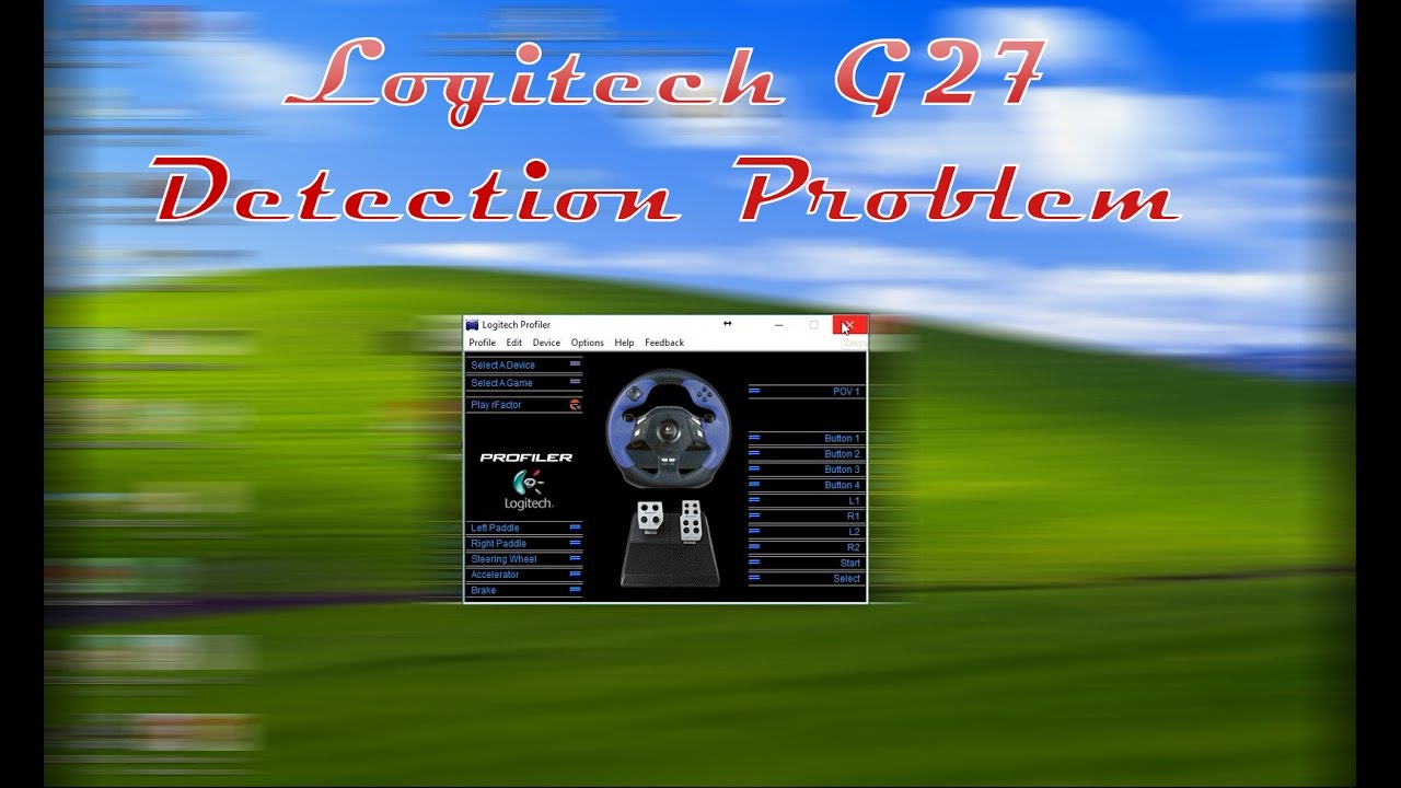 G27 Detection Problem (detected as Driving Force) | G27 ошибка опредения - YouTube