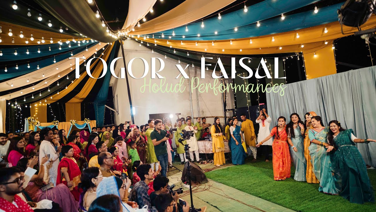 Holud Dance Performance | Dushtu Kokil | SHOLOANA | Aashona | Mere ...