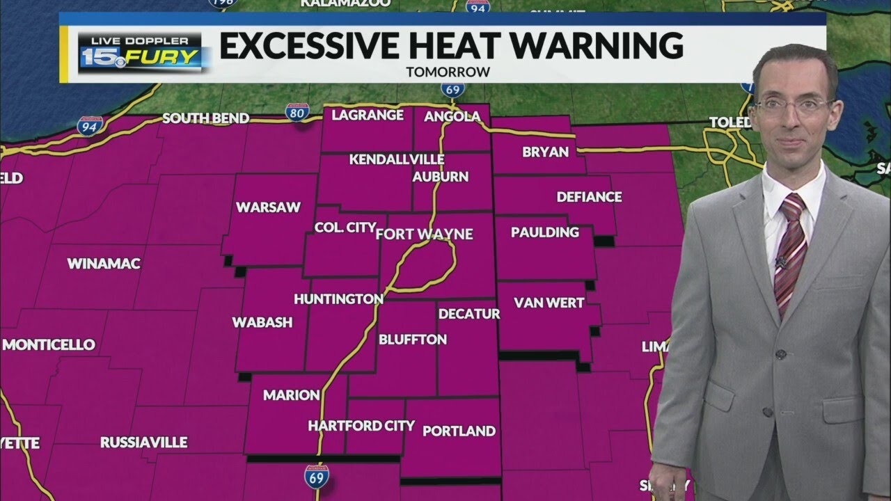 Dangerous heat, humidity levels Thursday - YouTube