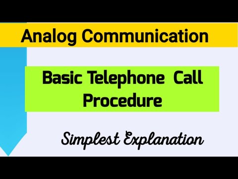 Telephone Call Procedure| Basic Telephone Call Procedure